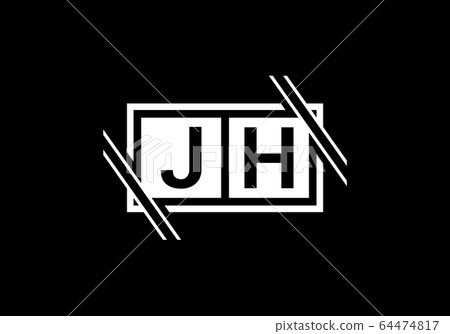 Initial Monogram Letter J H Logo Design Vector...-插圖素材 [64474817] - PIXTA圖庫