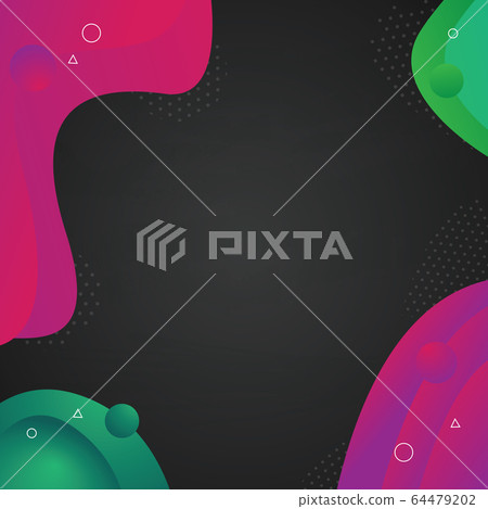 Fluid style wallpaper or abstract colorful flow - Stock Illustration ...