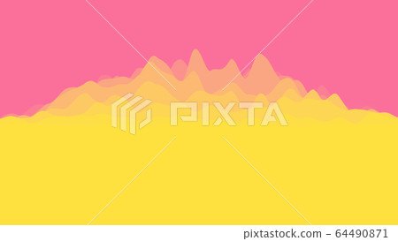 Abstract colorful waves side view. Background... - Stock Illustration ...