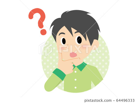 Men's facial expression doubt - Stock Illustration [64496333] - PIXTA