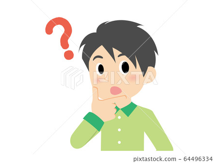 Men's facial expression doubt - Stock Illustration [64496334] - PIXTA