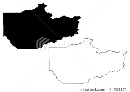 Fairbanks North Star Borough, Alaska (Boroughs and - Stock Illustration ...