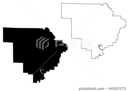 Walker County, Alabama (Counties in Alabama, - Stock Illustration ...