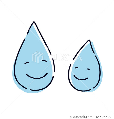 Water hand drawn illustration - Stock Illustration [64506399] - PIXTA