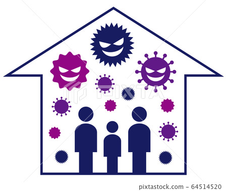 Indoor air pollution illustration - Stock Illustration [64514520] - PIXTA