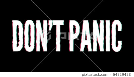 DON'T PANIC. DO NOT PANIC. MENTAL HEALTH. VECTOR - Stock Illustration ...