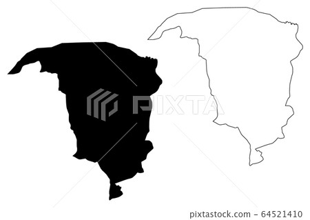 Yobe State map vector.... - Stock Illustration [64521410] - PIXTA