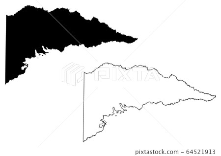 Delta County, Texas (Counties in Texas, United - Stock Illustration ...