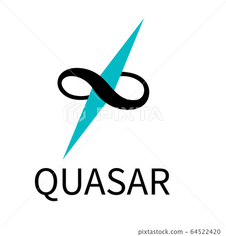 quasar icon vector on white background, trendy - Stock Illustration ...