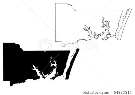 Kleberg County, Texas (Counties in Texas, United - Stock Illustration ...