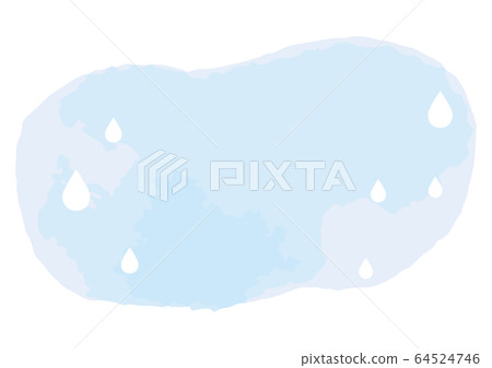 Raindrop frame - Stock Illustration [64524746] - PIXTA