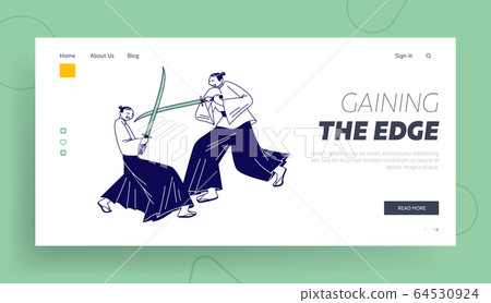 Oriental Tradition, Ancient Warriors or Actors... - Stock Illustration ...