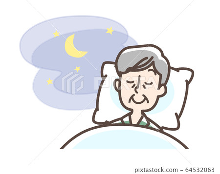 Good quality sleep men - Stock Illustration [64532063] - PIXTA