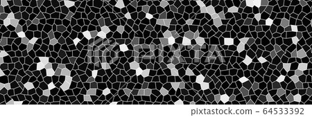 Grayscale random polygon pattern - Stock Illustration [64533392] - PIXTA