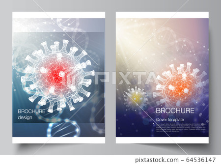 layout of A4 cover mockups templates for brochure, flyer layout ...