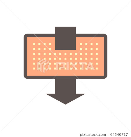 Air conditioner filter vector icon design on white - Stock Illustration ...