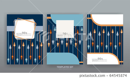 Chaos abstract geometric covers design. Cool - Stock Illustration ...