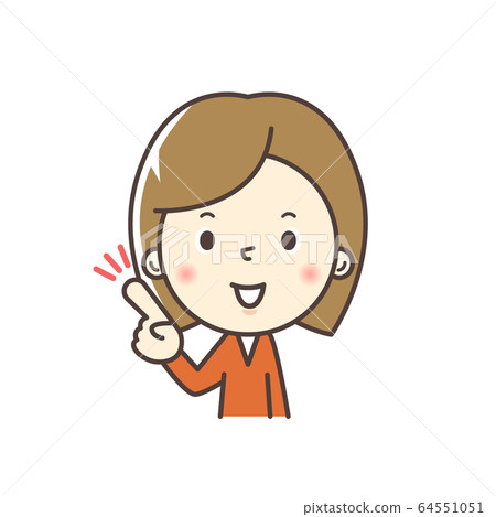 People: Female Girl Female Pointing Checkpoint... - Stock Illustration ...