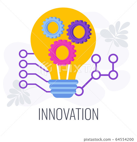 Innovation infographics pictogram. Strategy,... - Stock Illustration ...