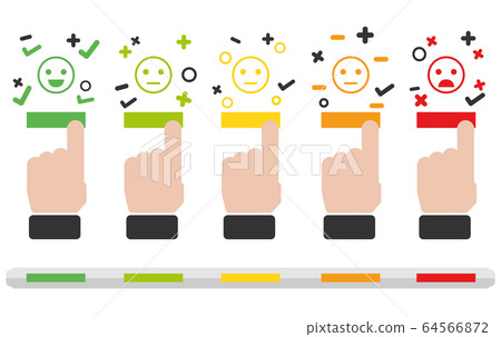 Review rating vector - Stock Illustration [64566872] - PIXTA