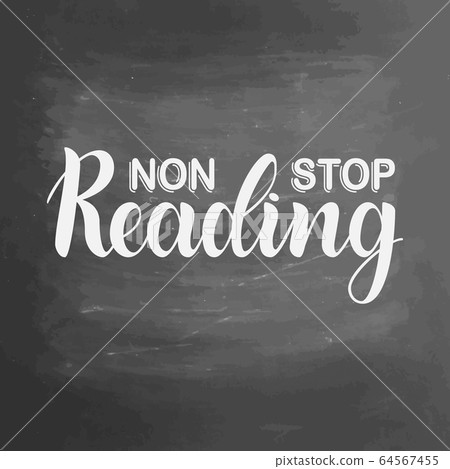 Non stop reading. Inspirational and... - Stock Illustration [64567455 ...