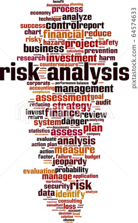 Risk analysis word cloud - Stock Illustration [64574633] - PIXTA