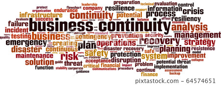 Business continuity word cloud - Stock Illustration [64574651] - PIXTA