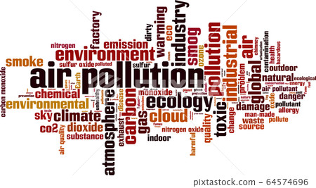 Air pollution word cloud - Stock Illustration [64574696] - PIXTA