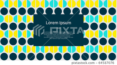 Continuous geometric pattern-yellow, light... - Stock Illustration ...