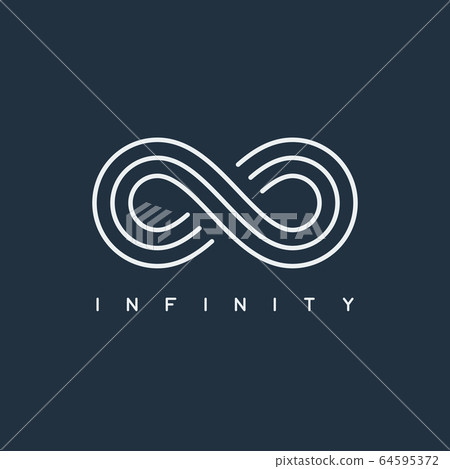 thin line infinity symbol - Stock Illustration [64595372] - PIXTA