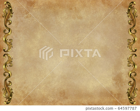 Medieval decorative frame 2_antique - Stock Illustration [64597787] - PIXTA