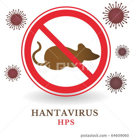 Silhouette of a rat crossed out by a red circle. - Stock Illustration ...