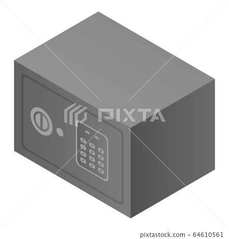 Metal case icon, isometric style - Stock Illustration [64610561] - PIXTA