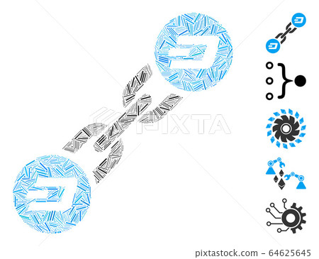 Hatch Mosaic Dash Blockchain Icon - Stock Illustration [64625645] - PIXTA