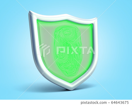 secure resource concept safety sign 3d render on - Stock Illustration ...