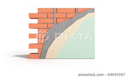 Home renovation restructuring process repair wall - Stock Illustration ...