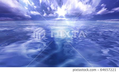 Sea ripples wave water surface sea surface... - Stock Illustration ...