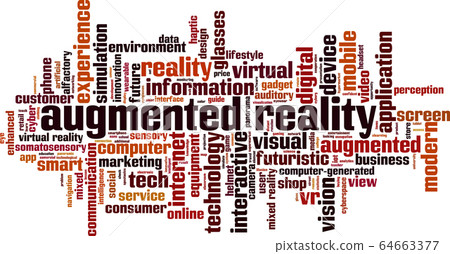Augmented reality word cloud - Stock Illustration [64663377] - PIXTA