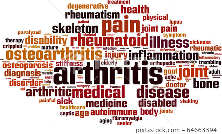 Arthritis word cloud - Stock Illustration [64663394] - PIXTA