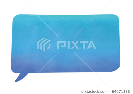 An illustration of a comment balloon with a... - Stock Illustration ...
