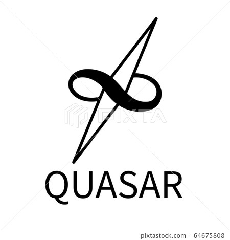 quasar icon vector on white background, trendy-插圖素材 [64675808] - PIXTA圖庫