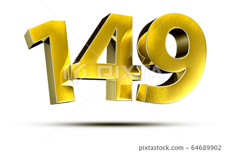 Numbers 149 3d. - Stock Illustration [64689902] - PIXTA