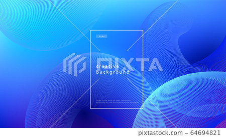 Abstract background blue design. Fluid flow... - Stock Illustration ...