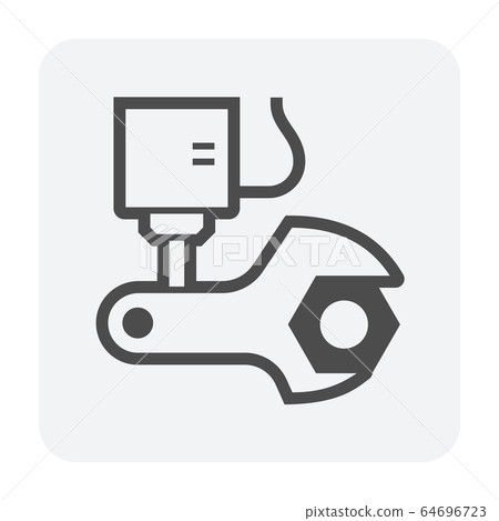 pipe testing icon - Stock Illustration [64696723] - PIXTA