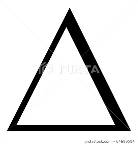 Delta greek symbol capital letter uppercase font -插圖素材 [64699594] - PIXTA圖庫
