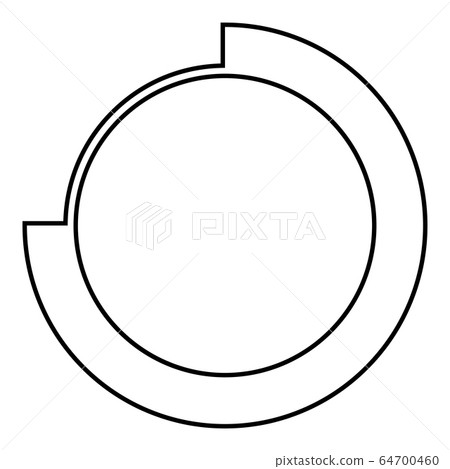 Techno Circle Modern Infographic Concept Abstract - Stock Illustration ...