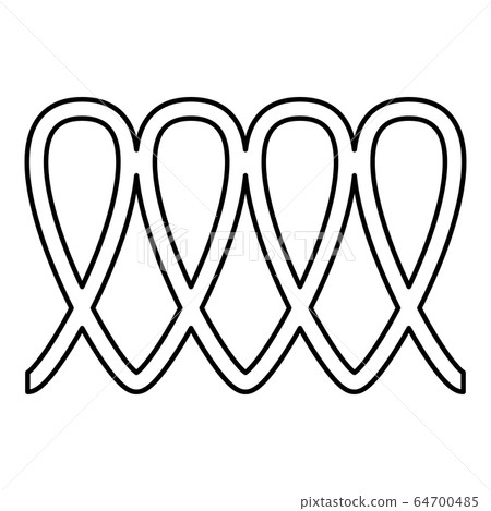 Induction cooking spiral electrical heat symbol - Stock Illustration ...