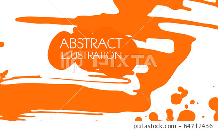 Cool vector bright poster with abstract ink color - Stock Illustration ...
