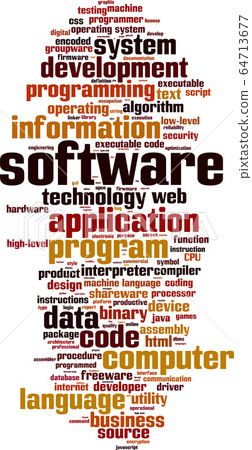 Software word cloud - Stock Illustration [64713677] - PIXTA