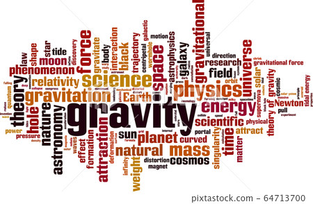 Gravity word cloud - Stock Illustration [64713700] - PIXTA